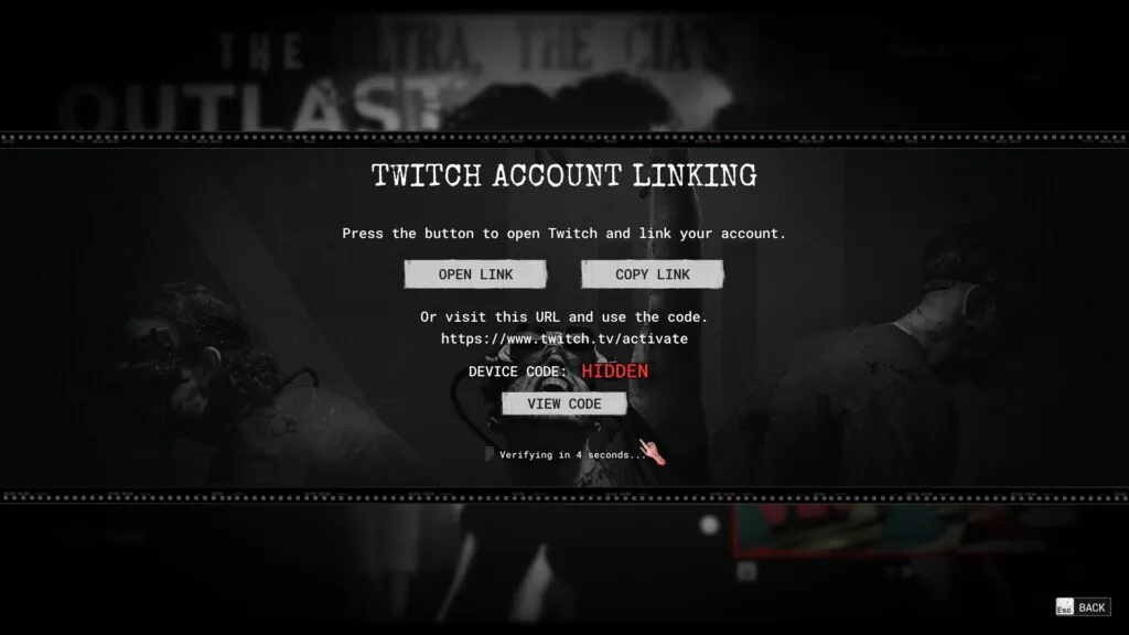 How to connect your Twitch Account to The Outlast Trials Game to obtain ...